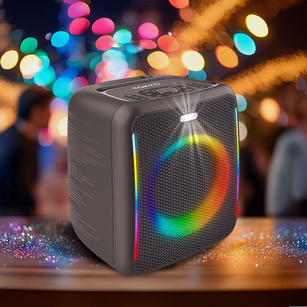 PARLANTE TOKYO PARTY BOOM 10,5" BATERIA 10800mAh BT-TWS 1 MICROF. | NGO ...